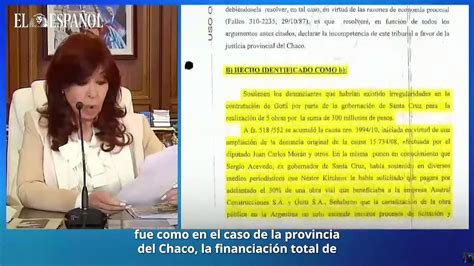 Declaraci N De Cristina Fern Ndez V Deo Dailymotion