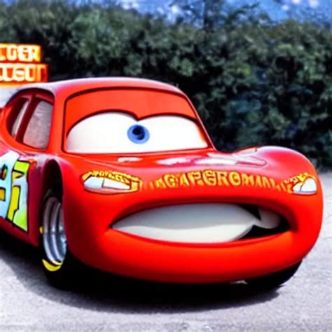A Real Car That Inspired Lightning Mcqueen Stable Diffusion