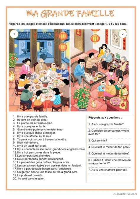 45 Famille Compréhension générale de la lecture Compréhens