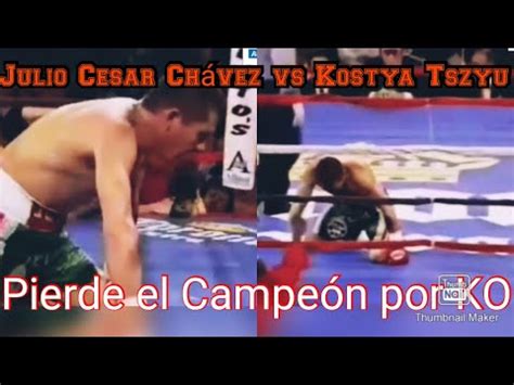 Así fue la pelea entre Julio Cesar Chávez vs Kostya Tszyu YouTube