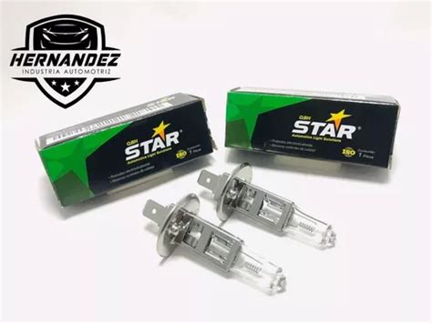Kit Par De Focos De Halógeno H1 Marca Star 70w 12v 2 Piezas Meses sin