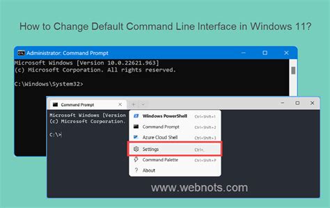 How To Change Default Command Line Interface In Windows Webnots