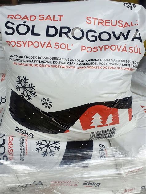 Sól drogowa z antyzbrylaczem na śnieg lód oblodzen 12095108400