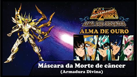 Máscara da Morte a armadura divina de Câncer Cavaleiros do Zod