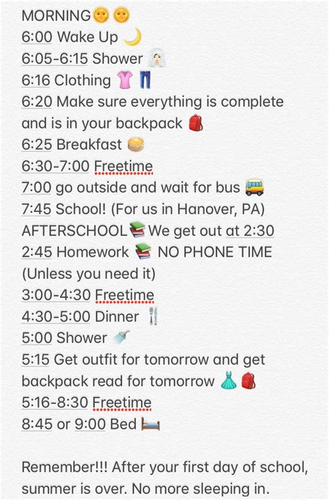 Pin By Brooklyn On Private Tips School Routine For Teens Morning