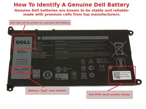 Dell OEM Chromebook 3100 3400 42Wh 3 Cell Battery JPFMR