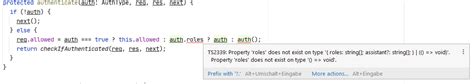 intellij idea typescript type declaration shows error in ide stack overflow