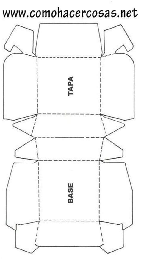 Moldes De Cajas Bolsito Y Mas 2 Box Template Printable Box Templates