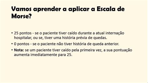 Escala De Morse Para Que Serve Revoeduca