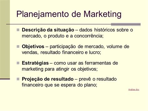 Exemplo De Plano De Marketing Pronto Novo Exemplo