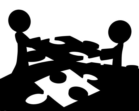 Teamwork Clipart Black And White