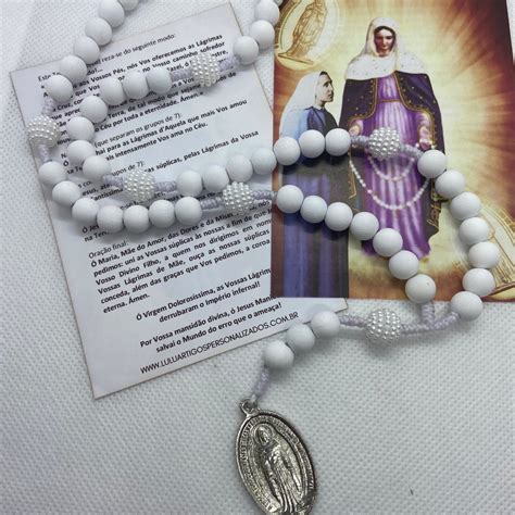Terço Coroa Nossa Senhora das Lágrimas Elo7 Produtos Especiais