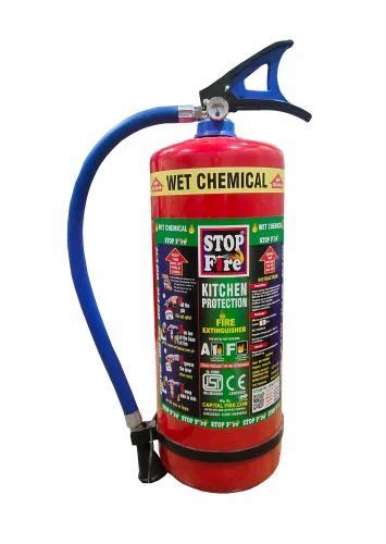Class A Stop Fire AF Wet Chemical Kitchen Fire Extinguisher 6 L At Rs