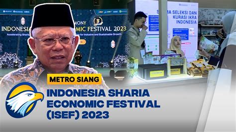 Ma Ruf Amin Apresiasi BI Kembangkan Ekonomi Syariah YouTube