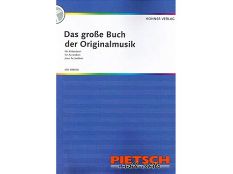 Hohner Verlag Das grosse Buch der Originalmusik für Akkordeon Musik