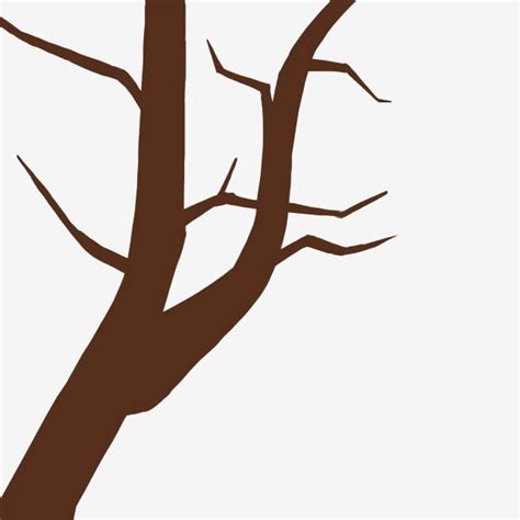 Tronco Ramas árbol Muerto Ilustración De Dibujos Animados PNG dibujos