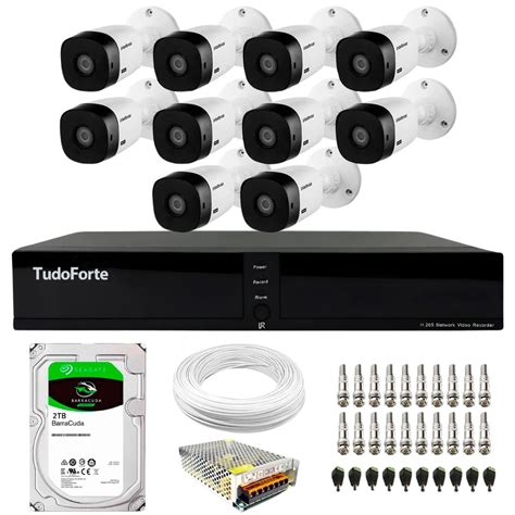 Kit 10 Câmeras Intelbras VHL 1120 B HDCVI Lite HD 720p Lente 3 6mm