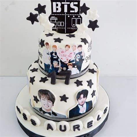 Pretty Birthday Cakes Birthday Party Themes Brithday Cake Bts Cake