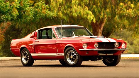 Muscle Car Collection The Amazing Red Ford Mustang Shelby Gt Cobra