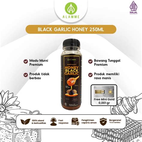 Jual Black Garlic Honey Madu Bawang Hitam Tunggal Lanang Premium 250ml