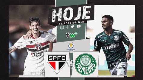 São Paulo x Palmeiras AO VIVO Campeonato Brasileiro Sub 20 Torcida