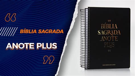 B Blia Sagrada Anote Plus Rc Letra Grande Capa Dura Espiral