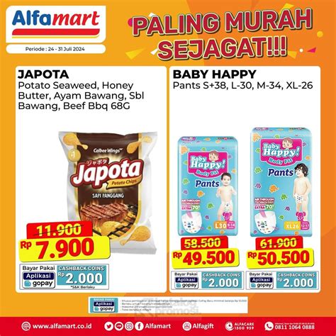 PROMO ALFAMART PALING MURAH SEJAGAT Periode 24 31 JULI 2024 SoPasti