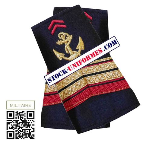 TDM Fourreaux D Epaules Caporal Chef De 1re Classe Troupes De Marine