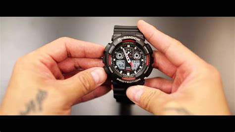 HOW TO Set Your Time On A G Shock Watch YouTube