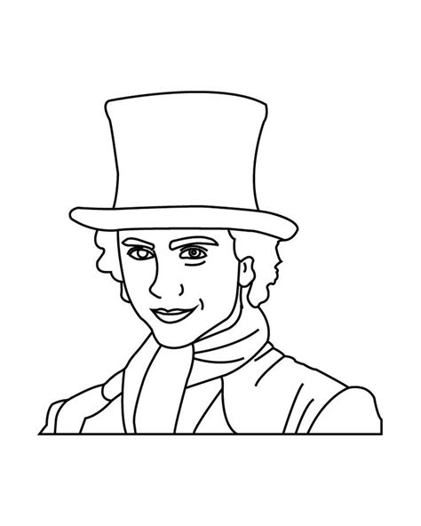 Fun Willy Wonka Coloring Page En