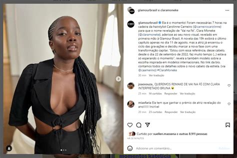 Clara Moneke muda o look e se despede de Vai na Fé