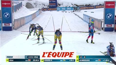 Le résumé du sprint à Hochfilzen Biathlon CM F Vidéo Dailymotion