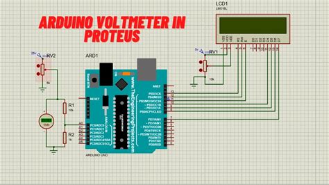 Arduino Voltmeter In Proteus YouTube