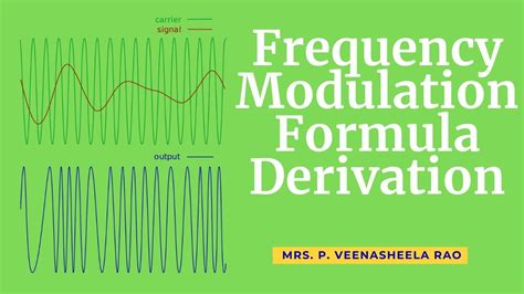 Frequency Modulation Formula Derivation Youtube