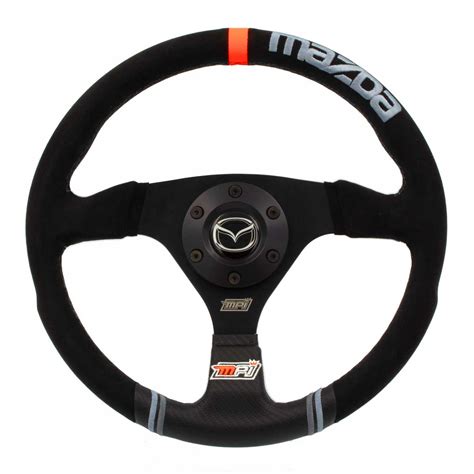 Mpi Mazda Mx Cup Racing Steering Wheel Suede