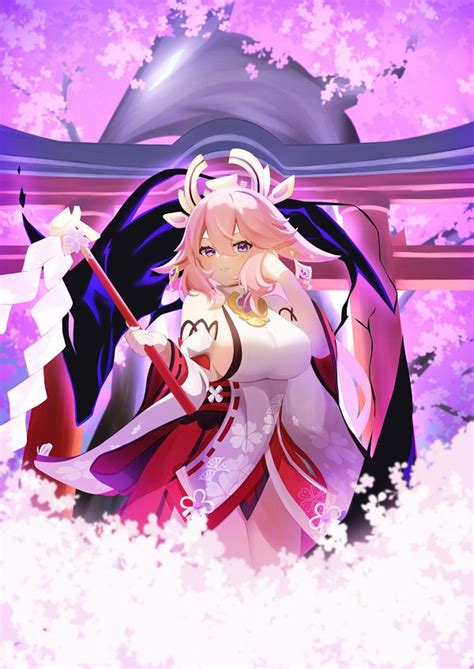 Yae Miko Genshin Impact Image By Elegant1266 3580981 Zerochan