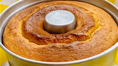 Um Bolo Grande Sem Farinha De Trigo Tudo No Liquidificador Esse Bolo