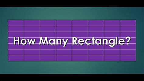 how many rectangle can you find youtube