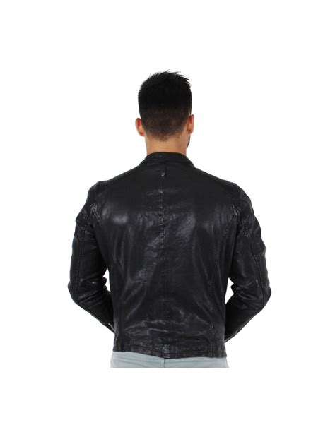 Blouson Cuir Cross Janeiro Redskins Noir Achat Vente Blousons