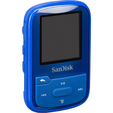 Sandisk Gb Clip Sport Plus Mp Player Blue Sdmx G G B