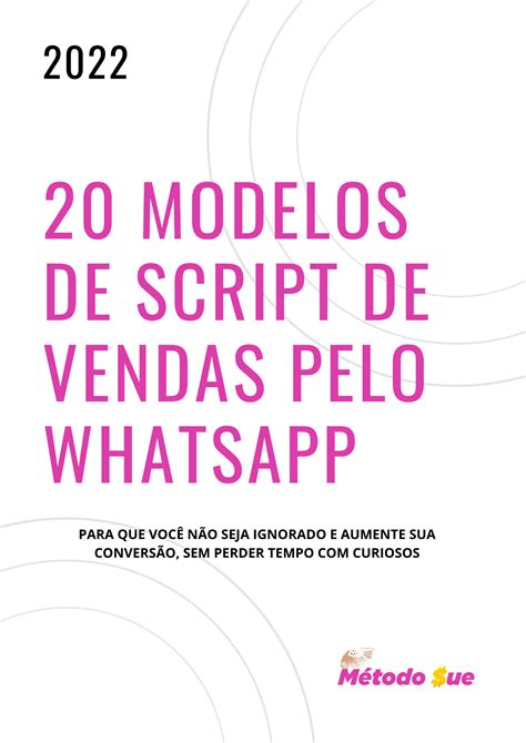 20 MODELOS DE SCRIPTS DE VENDAS PELO WHATSAPP