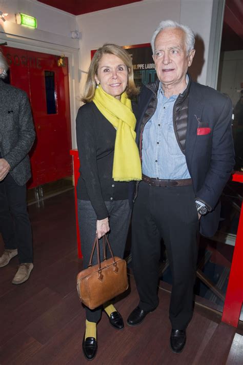 Photo Philippe Labro et sa femme Françoise Coulon Projection privée