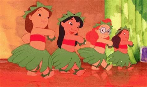 Hula Lilo Stitch Hula Lilo Stitch Hawain Dance Discover Share
