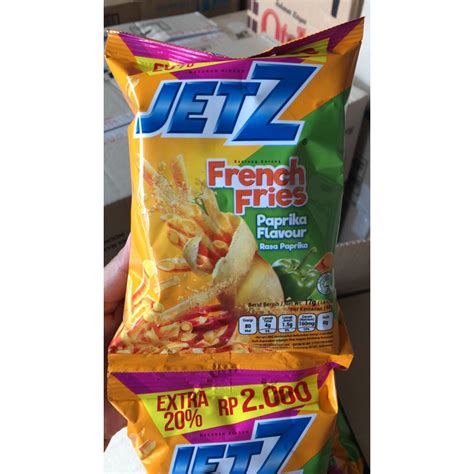 Jual JetZ French Fries Rasa Paprika 1 Renceng Isi 10 Pcs Shopee