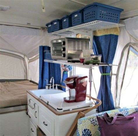 Creative But Simple Diy Camper Storage Ideas Pop Up Camper Camper