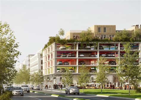 bordeaux car park by brisac gonzalez with activities after hours
