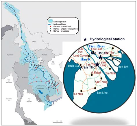 Mekong River Location On World Map