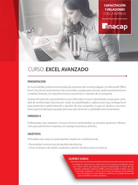 excel avanzado pdf macro informática microsoft excel