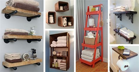 Brilliant Diy Bathroom Shelf Ideas