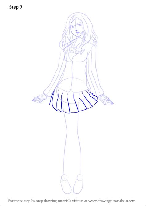 How To Draw Arisa Kuhouin From Guilty Crown Guilty Crown Step By Step